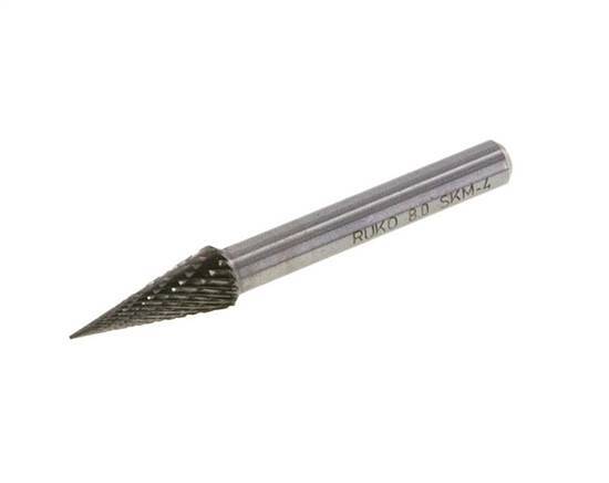 SKM Pointed Cone Shaped 8 mm Carbide Burr | Tameson.com