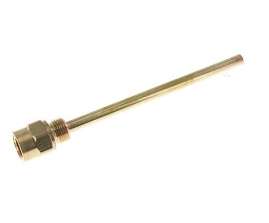 Copper Alloy G 1/2 Inch Thermowell for 200mm Stem Max 160°C and 6 Bars ...