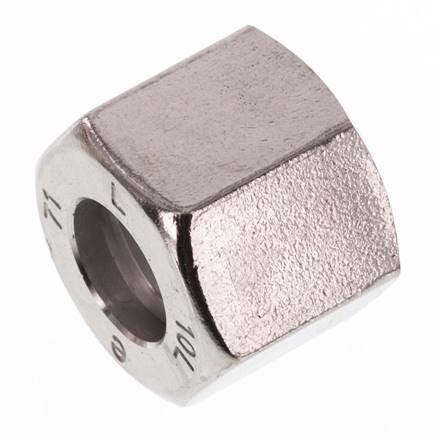 M16x1.5 x 10L Stainless steel Union nut for Cutting ring | Tameson.com