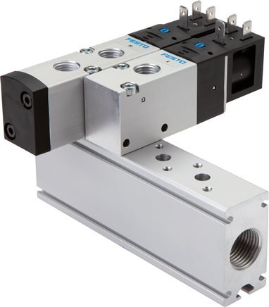 2xG1/2'' Manifold 8-Station Festo 8026225 VABM-B10-25-G12-8-P53 ...