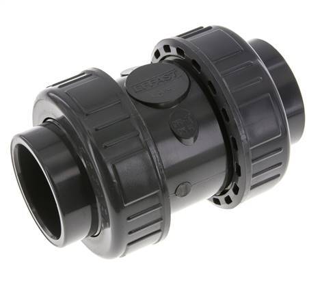 PVC Check Valve 50 mm 0.012-16bar (0.17-232psi) | Tameson.com