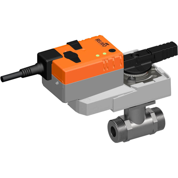Belimo Characterized Valve G1-1/4 Kvs4 24VAC/DC 9s 2-point 8Nm IP54 R4 ...