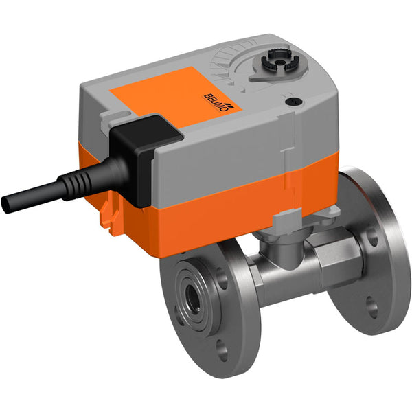 Belimo Characterized Valve DN15 Flange Kvs1 24VAC/DC Fail-Safe NO 90s ...
