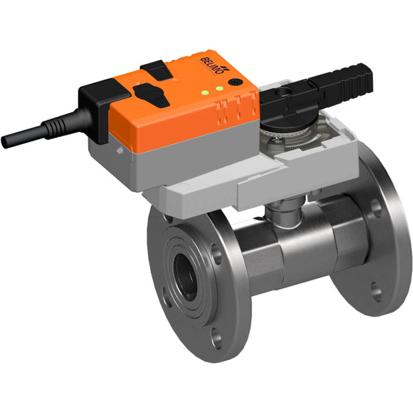 Belimo Ball Valve DN40 Flange Kvs31 24VAC/DC 9s 2-point 8Nm IP54 R6040 ...