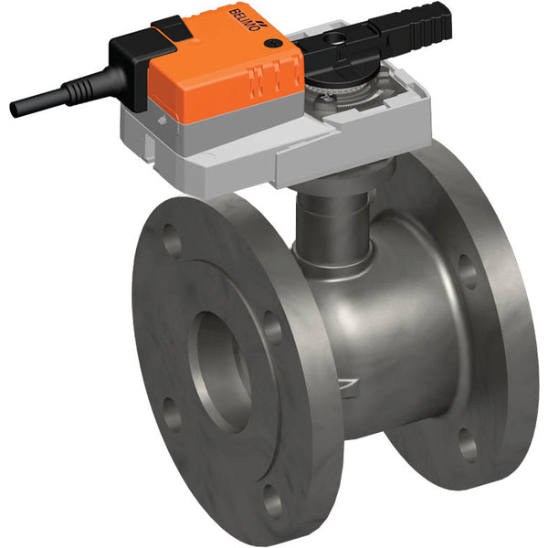 Belimo Characterized Valve DN80 Flange Kvs100 100-240VAC 90s 2-10V 20N ...