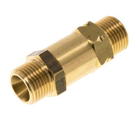 G 1/2'' Male Threaded Brass Check Valve 0.4-40 bar (5.8-580 psi ...