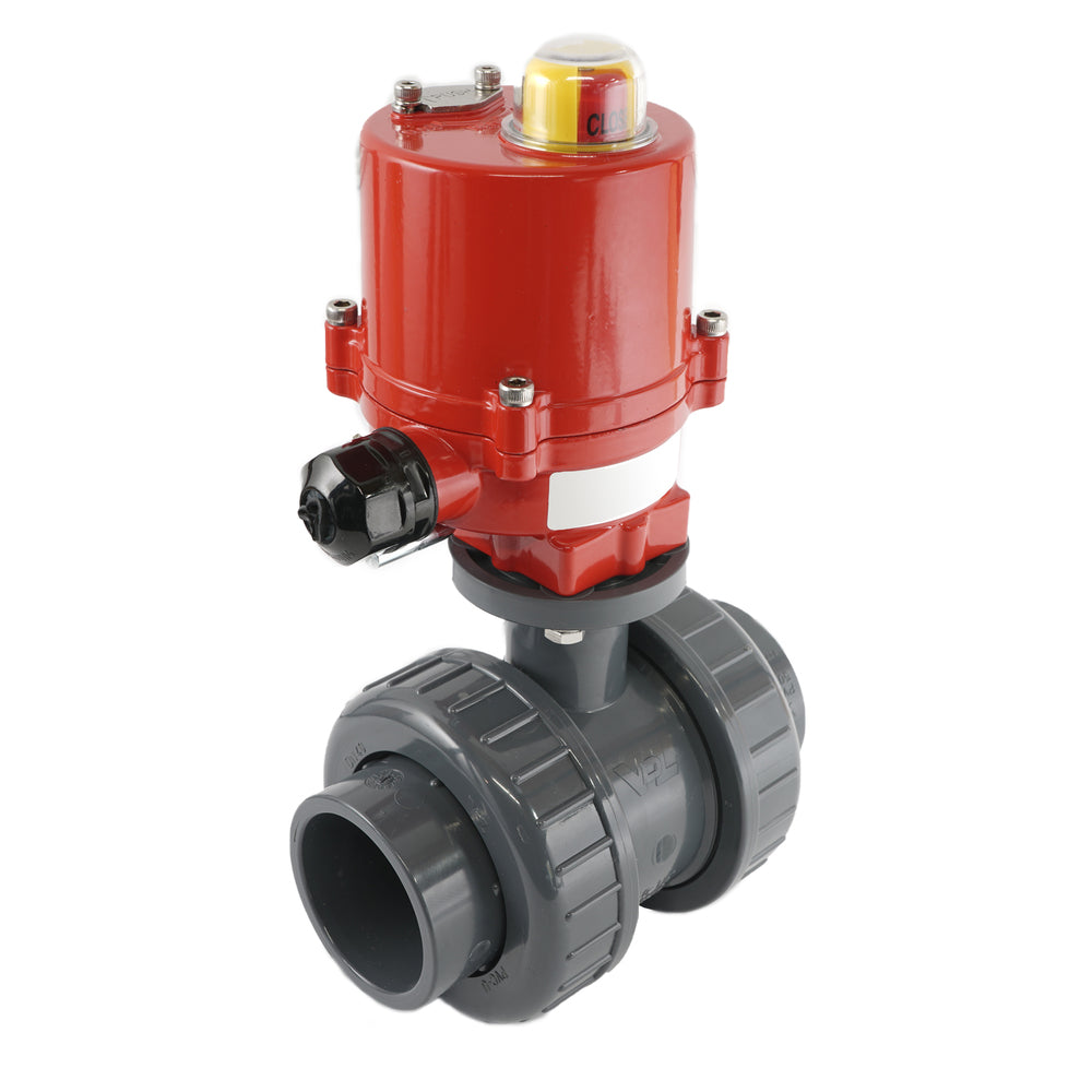 50mm 12V AC VDL 2-way PVC Electrical ball valve | Tameson.com