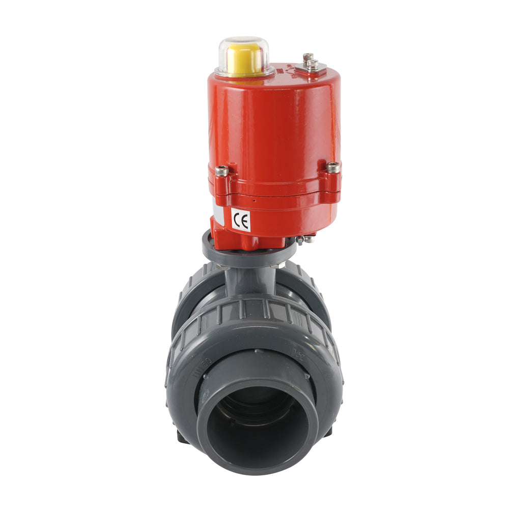 63mm 24V AC VDL 2-way PVC Electrical ball valve | Tameson.com