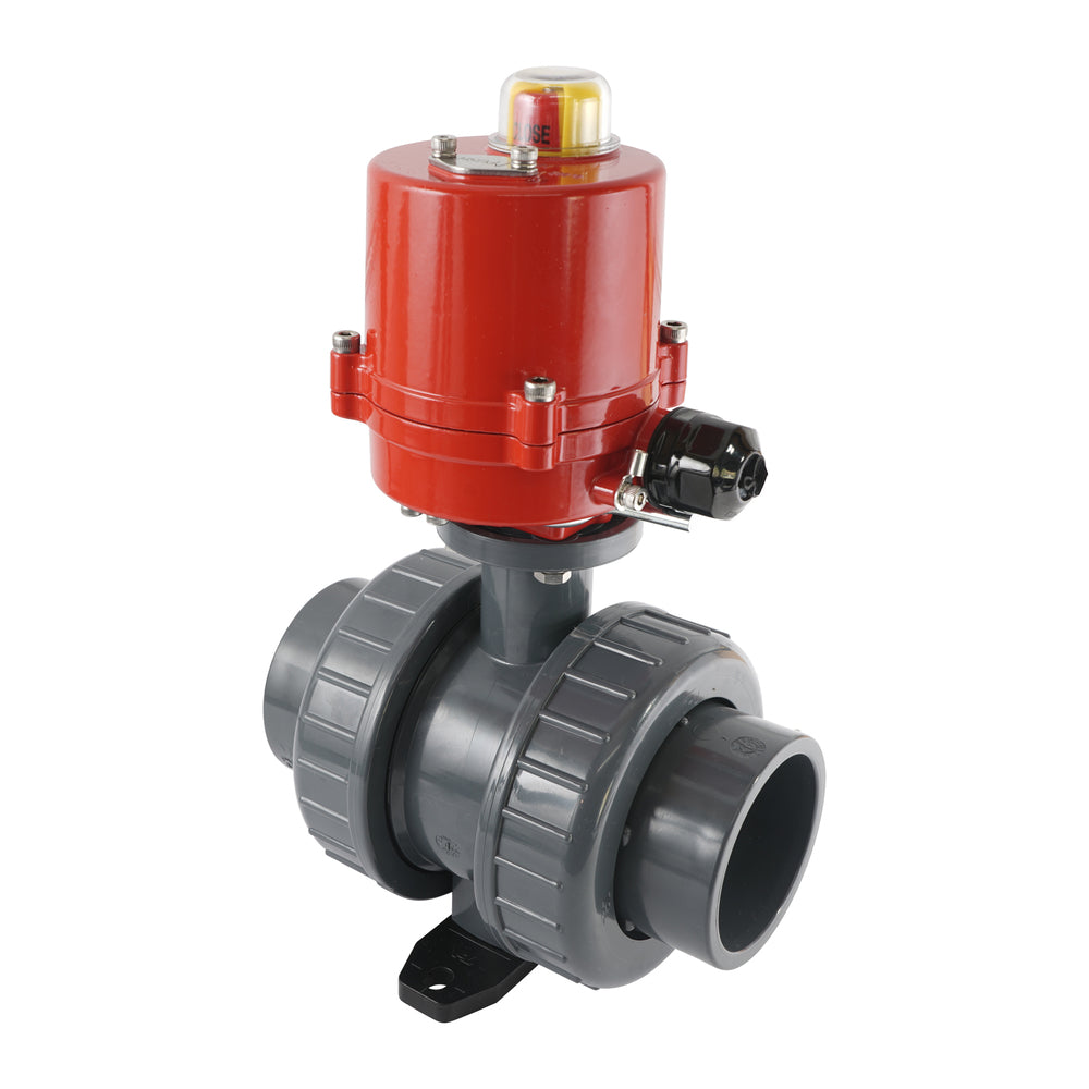 63mm 24V AC VDL 2-way PVC Electrical ball valve | Tameson.com